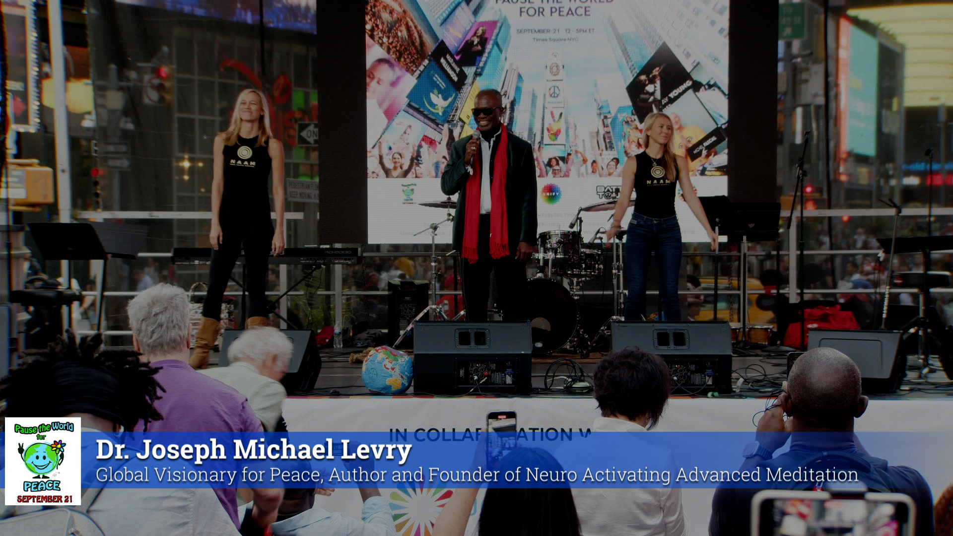 PAUSE THE WORLD FOR PEACE HOSTED A HISTORIC BROADCAST, Dr. Joseph ...