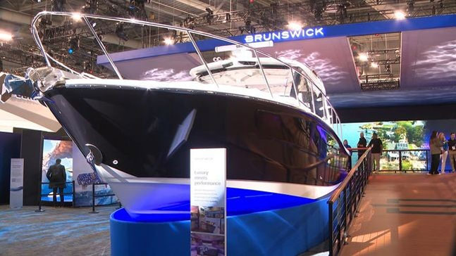 Brunswick at CES, sharers their long history and bright future...with a ...