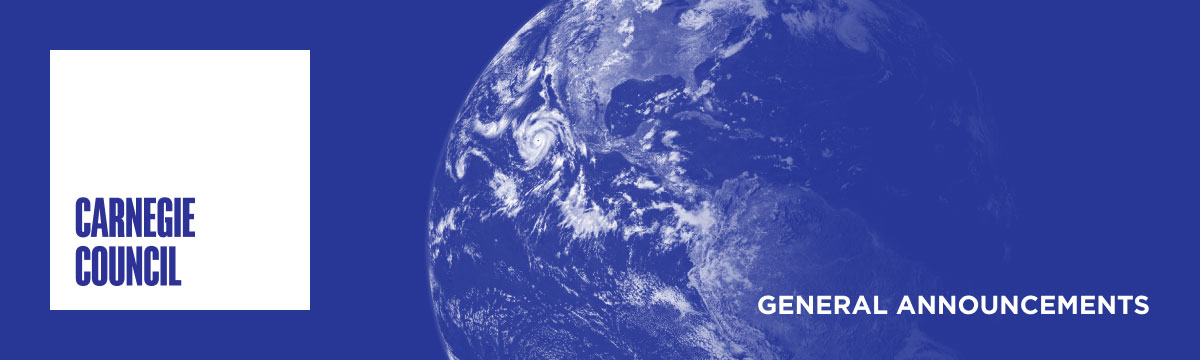 Carnegie Council and Uehiro Foundation Establish the Carnegie Endowment ...