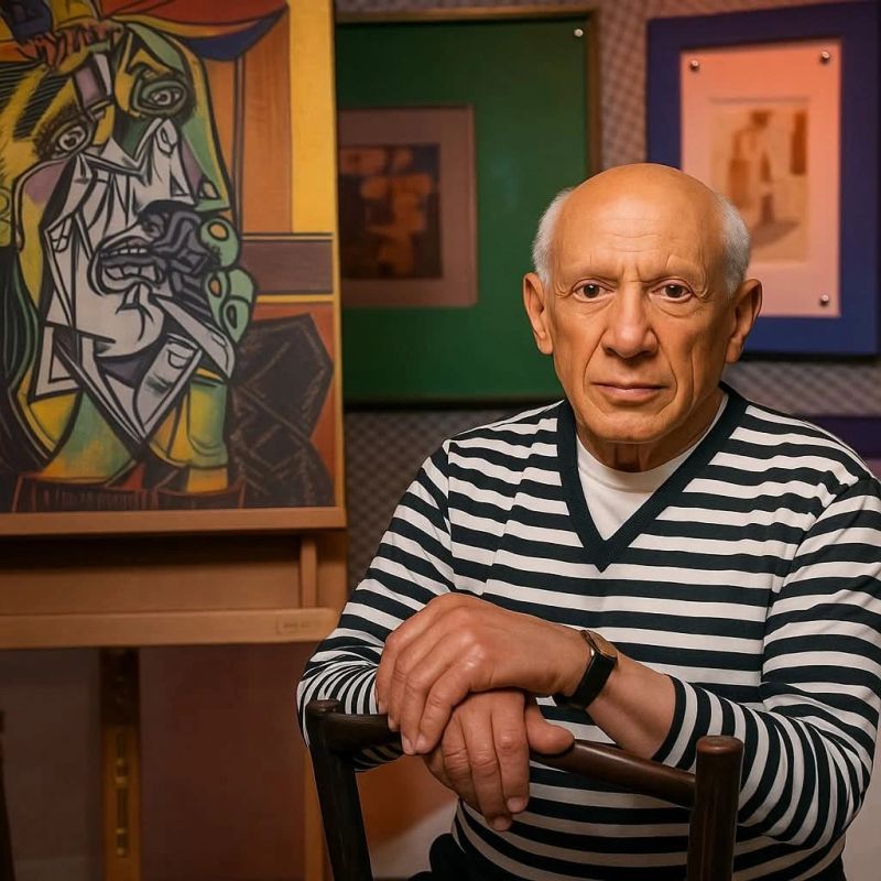 On April 8, 1973, Pablo Picasso died at the age of 91. - Pause the ...